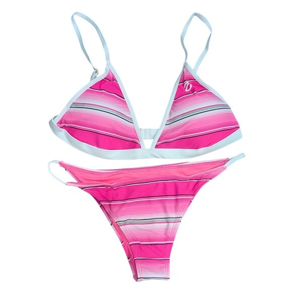 DIXXON | Swim | Dixxon Serape Tanning Swimsuit Pink Gray Brazilian ...